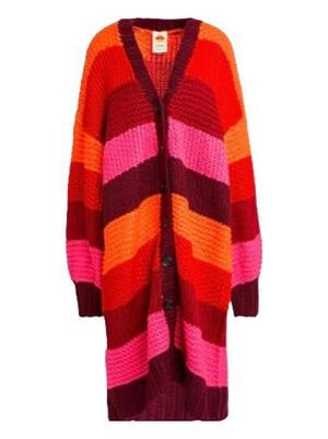 FARM RIO Farm Rio Striped Heavy Knit Cardigan