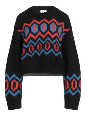 GANNI Ganni Multicolor Wool Knit Sweater