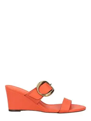 Farm Rio Wedge Sandals - Red