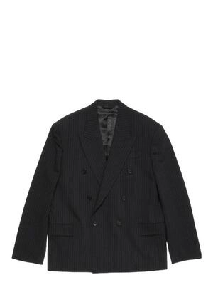 Acne Studios Pinstriped Blazer - Black