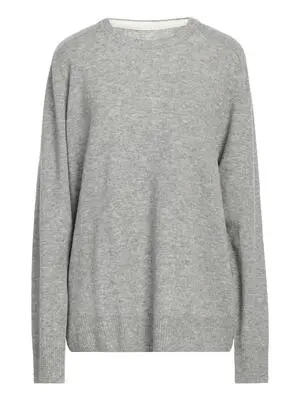 MAISON MARGIELA Lightweight Long-sleeve Knit Sweater - Gray