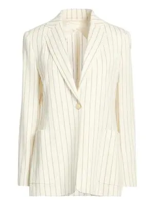 MAX MARA Max Mara Single-Breasted Striped Blazer