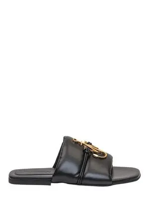 J.W.ANDERSON Jw Anchor Logo-plaque Slides - Black