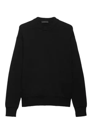 Prada Cashmere Crew-neck Sweater - Black