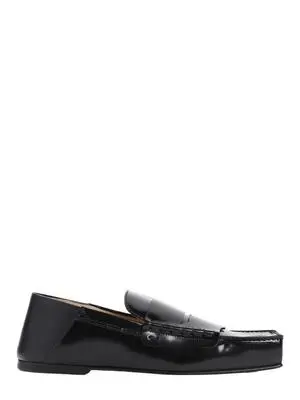 Jacquemus Leather Square-toe Loafers - Black