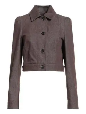 Max Mara Denim Trucker Jacket - Brown