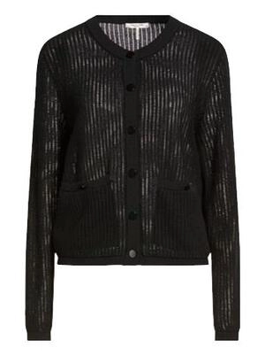 Rag & Bone A Lightweight Knitted Cardigan - Black