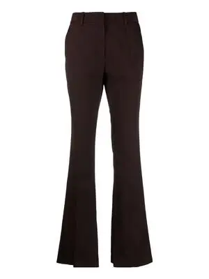 LOW CLASSIC Flared Trousers - Black