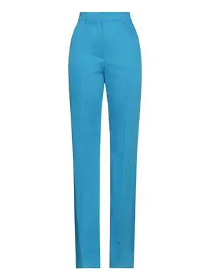 Sportmax Solid Color Stretch Straight-leg Pants - Blue