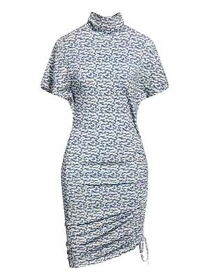 Isabel Marant Étoile Two-tone Gathered Sheath Dress - Gray