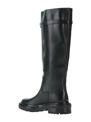 TORY BURCH Tory Burch Knee High Leather Boots With Metal Buckle Detail