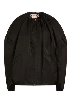 Marni Long Sleeve Zip Up Casual Jacket - Black