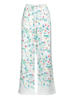 Marni Floral Print Track Pants - White