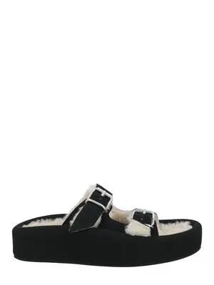 MAISON MARGIELA Platform Sandals With Buckle Fastening - Black