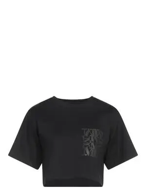 MAX MARA Max Mara Crew Neck Cropped T-Shirt