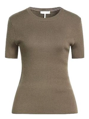 RAG & BONE Rag & Bone Ribbed Crewneck Short Sleeve Knit Top