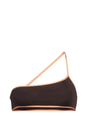 Jacquemus Spaghetti Strap Bikini Top - Black