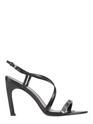 Tory Burch Embellished Stiletto Sandals - Black