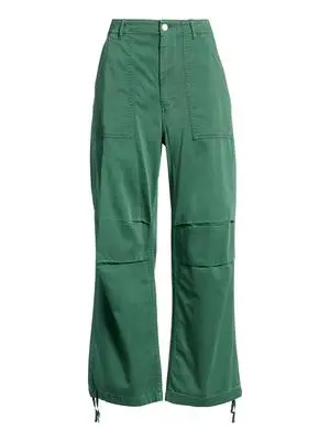 Rag & Bone Wide-leg Twill Trousers - Green