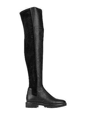 Tory Burch Over-the-knee Leather Boots - Black