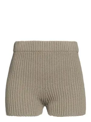 Max Mara Ribbed Knit Hotpants - Nude