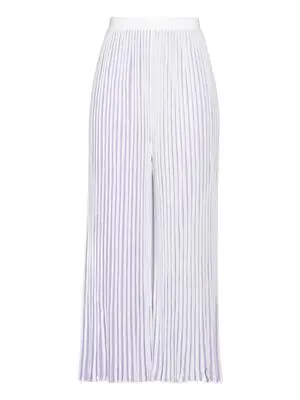 MAISON MARGIELA Mm6 Maison Margiela Two-Tone Pleated Wide Leg Pants