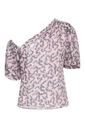 ISABEL MARANT ÉTOILE Isabel Marant Etoile One-Shoulder Floral Print Top