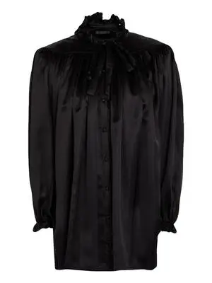 Balenciaga Bow Shirt - Black