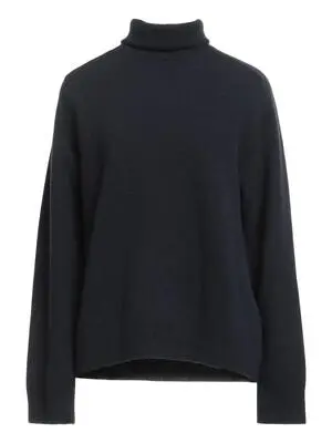 MAISON MARGIELA Solid Color Wool Turtleneck Sweater - Black