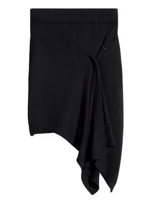 LEMAIRE Buttoned Skirt - Black