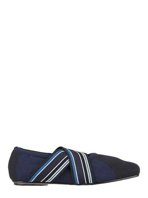 Sportmax Color-blocked Flat - Black