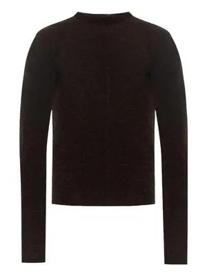 Rick Owens Long-sleeved Crewneck Jumper - Brown