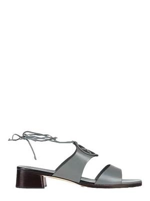 Tory Burch Lace-up Sandals - Gray