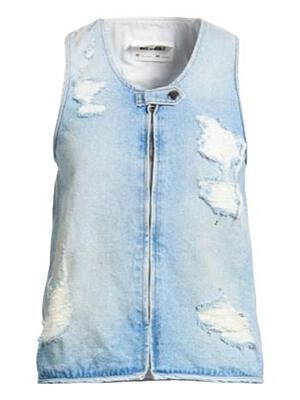 MAISON MARGIELA Washed Denim Vest - Blue