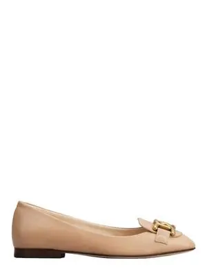 TOD'S Tod's Kate Ballet Flats With Metal Chain Buckle