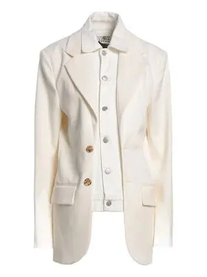 MAISON MARGIELA Denim Blazer - White