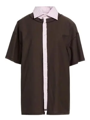 MAISON MARGIELA Color-block Short-sleeve Shirt - Black