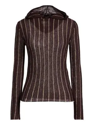 MAISON MARGIELA Mm6 Maison Margiela Striped Knitted Hoodie