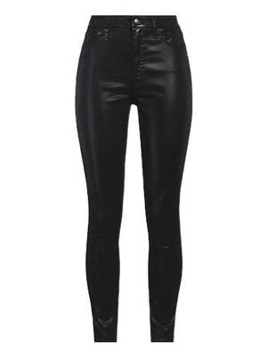 Rag & Bone Skinny Leggings With Coated Effect - Black