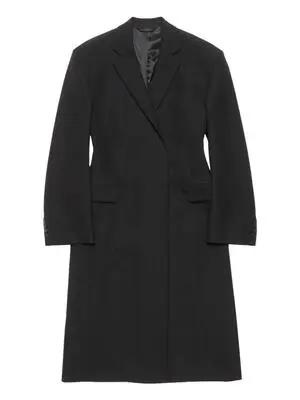 Acne Studios Wool Double-breasted Coat - Black