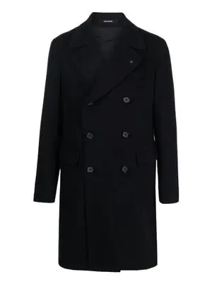 TAGLIATORE Tagliatore Double-Breasted Flap Pocket Coat