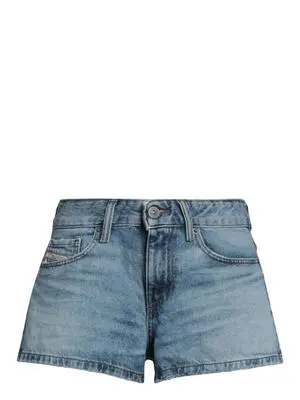 DIESEL® Medium Wash Denim Hot Pants - Blue