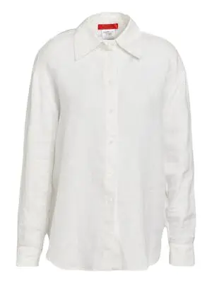 MAXCO. Max&co. Classic Collar Long Sleeve Shirt - White