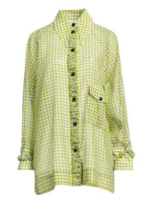 GANNI Ganni Checked Tartan Pattern Shirt
