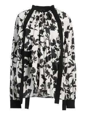 Max Mara Floral Print Kaftan - Black