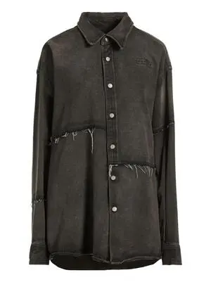 MAISON MARGIELA Distressed Denim Jacket - Black