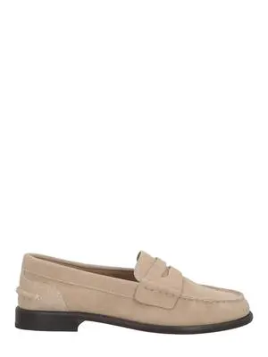 Rag & Bone Suede Square Toe Loafers - Nude
