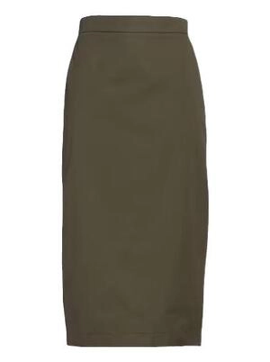 Max Mara Flared Midi Skirt - Green
