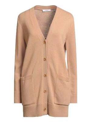 Max Mara Max Mara Button-Down Knitwear With Sequins And Appliqués Nude