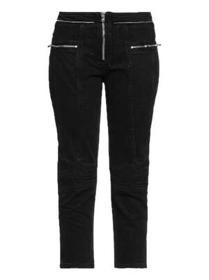 Tory Burch Straight-leg Denim Trousers - Black